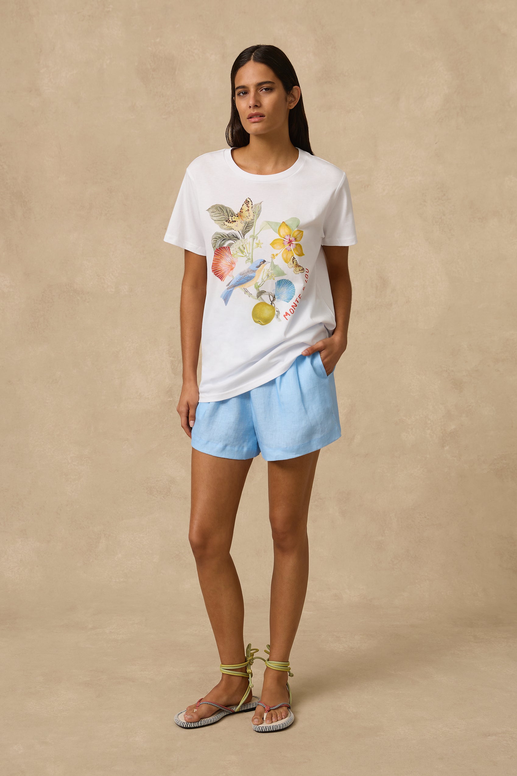 Bodrum Bird Tee – Monte & Lou